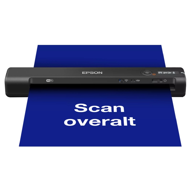Epson ES-60W A4 Mobil Scanner - USB/WiFi - med batteri